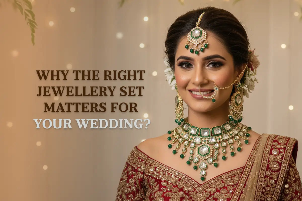 Why the Right Jewellery Set Matters for Your Wedding?